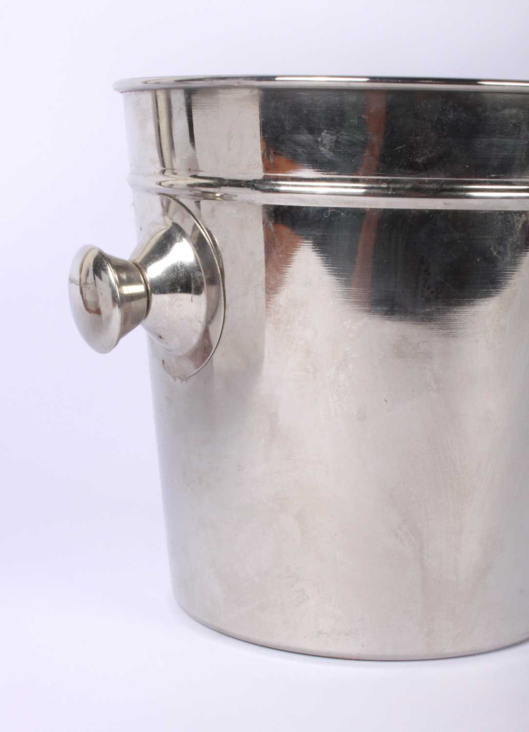 Lot 177 - Three metal champagne coolers